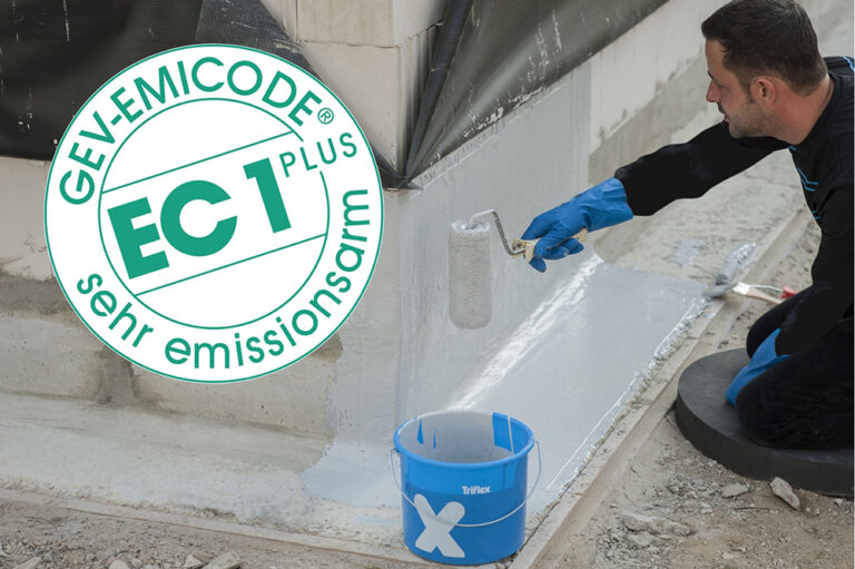 Abdichtungssystem als „sehr emissionsarm“ befunden Triflex SmartTec mit „EMICODE EC1plus ...
